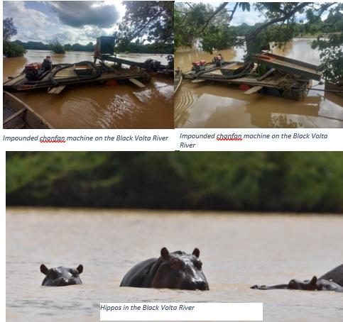 Illegal mining threatens Wechiau Hippo Sanctuary and Black Volta ...